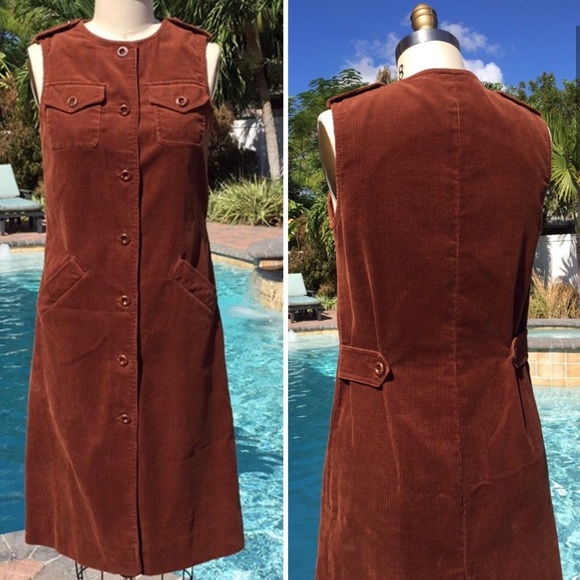 Dresses | Vintage Corduroy Dress | Poshmark